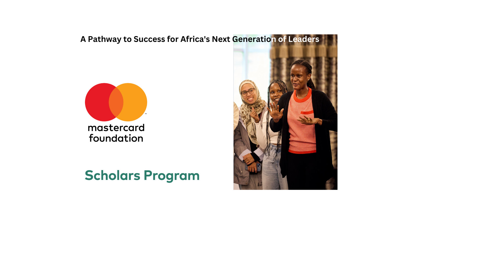 Mastercard Foundation Scholarship: A Pathway to Success for Africa's ...